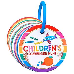 LMC Products Children's Scavenger Hunt Cards | Toddler Activities for 2, 3 Year Olds & Up | Toddlers Activity | Learning Games for Kids