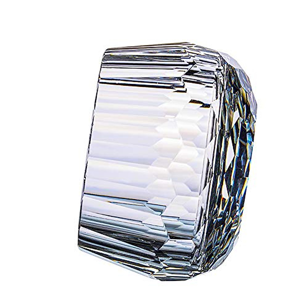 DONOUCLS Crystal Candy Dish Tiny Hand-Cut Small Decorative Bowl H2.4 x W3.2 for Home Decor