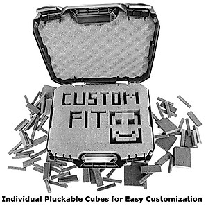 CASEMATIX Projector Travel Case with Customizable Foam Compatible with Epson PowerLite 1781W, V11H79602 and Other LCD Portable Projectors and Accessories - Includes Case Only for Home Theater Devices