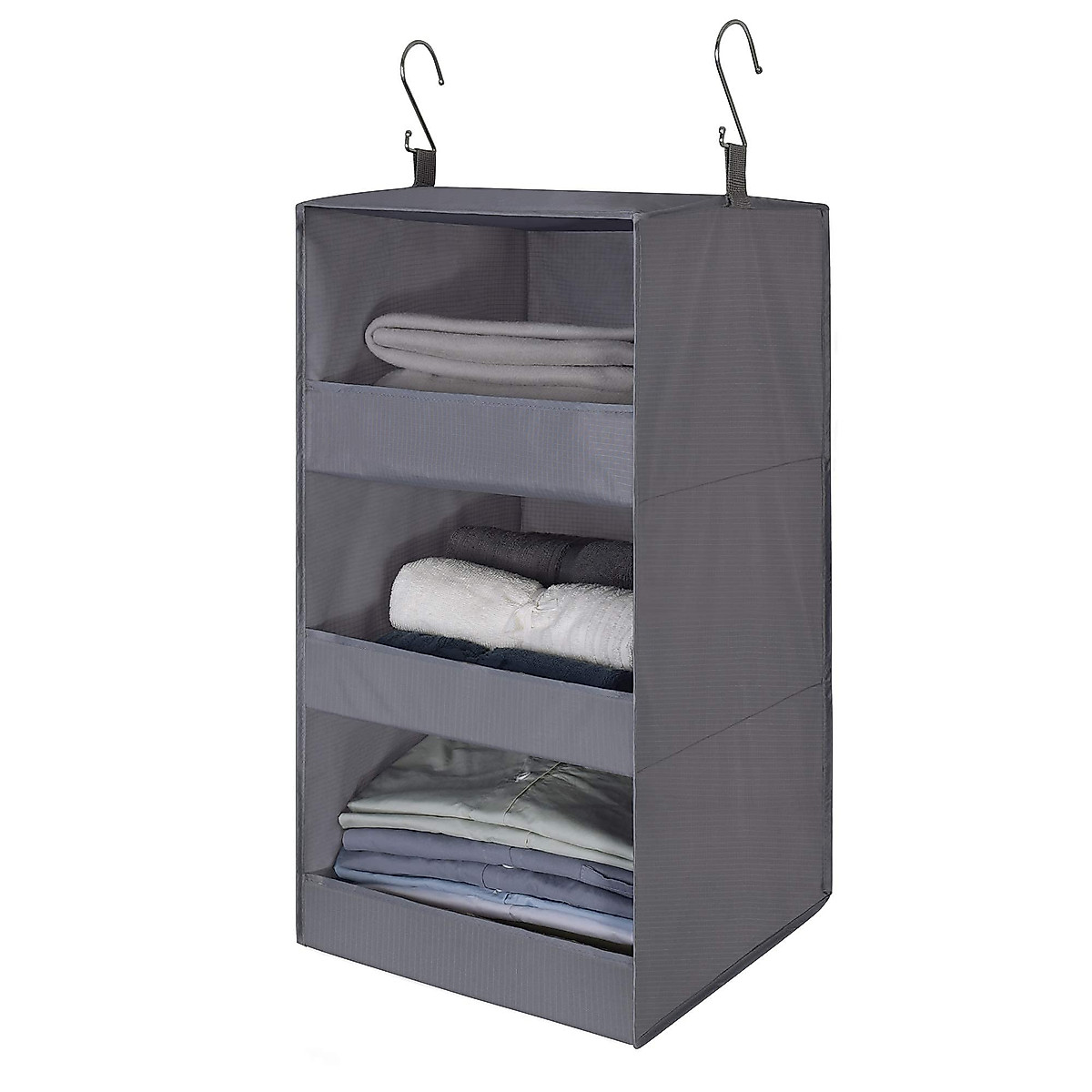 GRANNY SAYS Bundle of 1-Pack Hanging Closet Shelves & 2-Pack Socks Storage Organizers