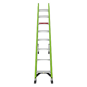 Little Giant Ladders, HyperLite, 16', Extension Ladder, Fiberglass, Type 1A, 300 lbs rated (18716), Green