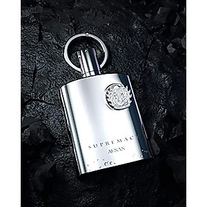 Afnan Supremacy Silver Pour Homme for Men Eau de Parfum Spray, 3.4 Ounce