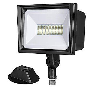 DEWENWILS 65W LED Flood Light Outdoor, 6670 Lumen Super Bright(500W Halogen Equivalent) IP65 Waterproof Knuckle Mount LED Security Light, 5000K Daylight for Landscape, Garden, Yard, Garage, UL Listed