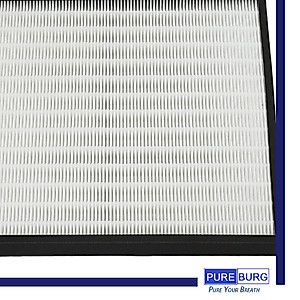 PUREBURG Replacement True HEPA Filter Compatible with Hunter 30940 fits 30210 30214 30215 30216 30225 30244 30245 30260 30398 30400 30401 30402 30525 36260 36395 37225 Air Purifiers,1-Pack