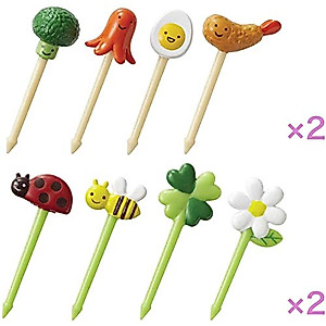 Torune Mama's Assist Food picks Bento Lunch 8 pieces 2 pack set