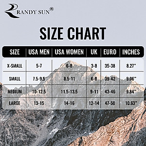 RANDY SUN Waterproof Socks for Men Hiking, Ultra Thin Socks Outdoor Sports Breathable Hiking Camping Trekking Crew Socks Lightweight Neoprene Socks 1 Pair Blue