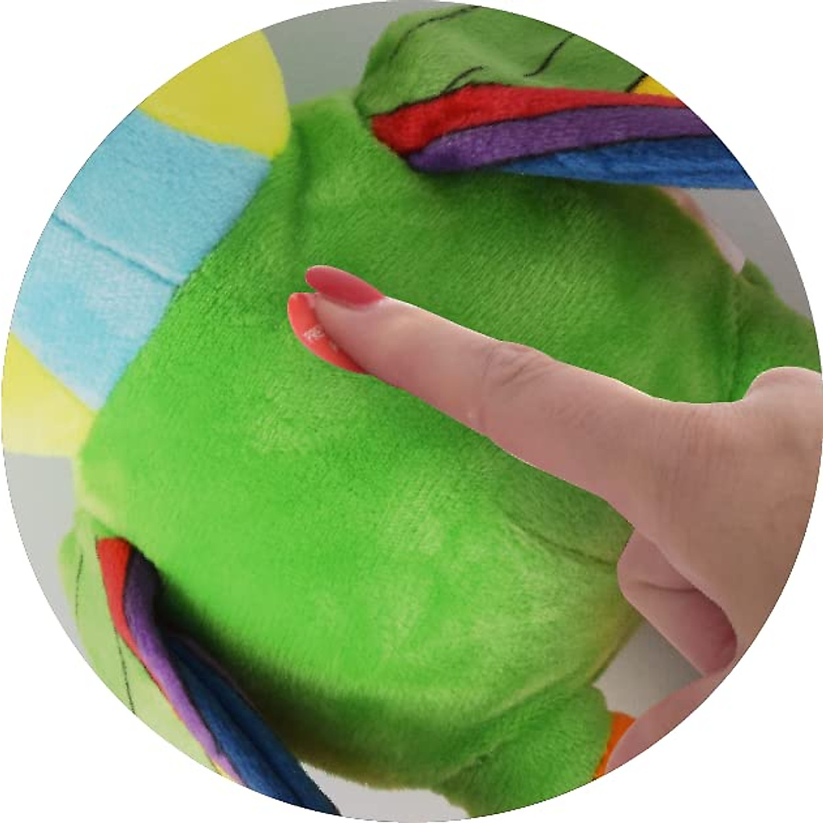 LA GRANJA DE ZENÓN Lorito Pepe Musical Stuffed Animal 8-Inch Soft and Huggable Plush Toy with Music, Beloved El Reino Infantil Character