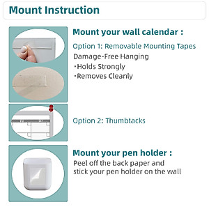 Large Dry Erase Wall Calendar - 60“ x 38" Undated Blank Yearly Planner - Giant Whiteboard 12 Month Poster - Premium Laminated Calendar for Classroom, Office, Project & Family Schedule