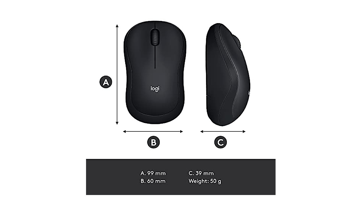 Logitech M185 Wireless Mouse: Reliable, Compact & Plug-Play