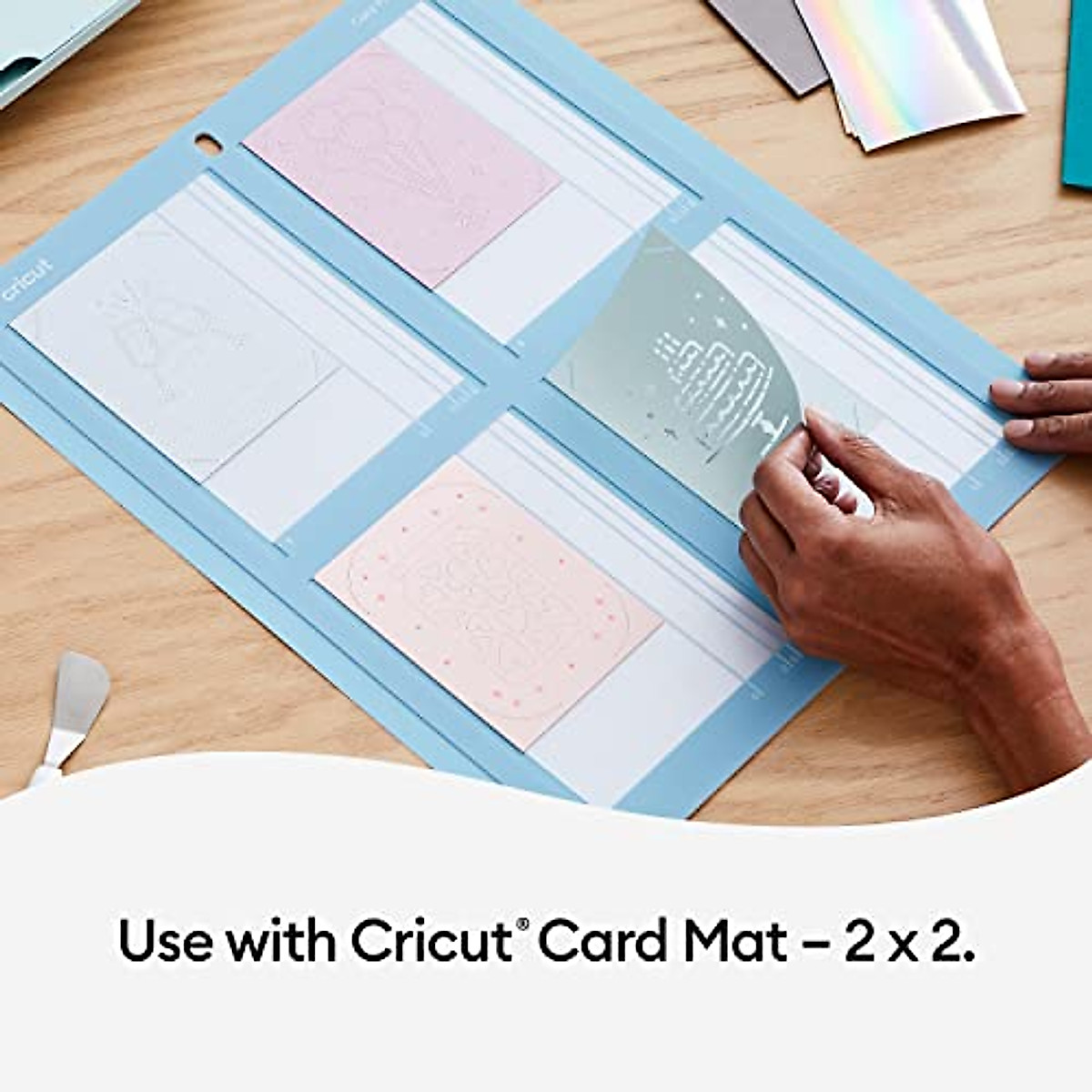 Cricut Insert Cards S40, Create Depth-Filled Birthday Cards, Thank You Cards, Custom Greeting Cards at Home, Compatible with Cricut Joy/Maker/Explore Machines, Glitz and Glam Sampler (35 ct)