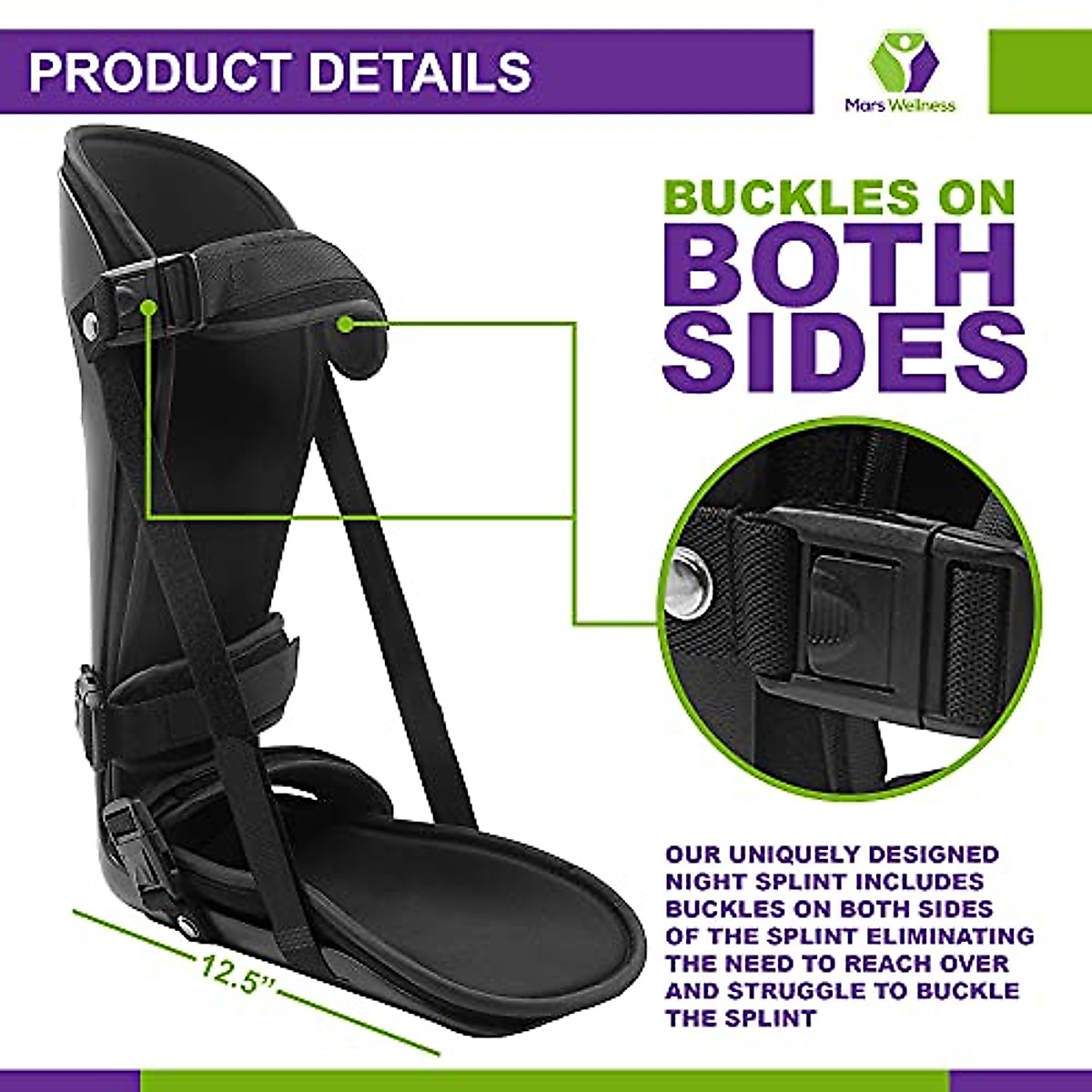 Plantar Fasciitis Posterior Night Splint - Small