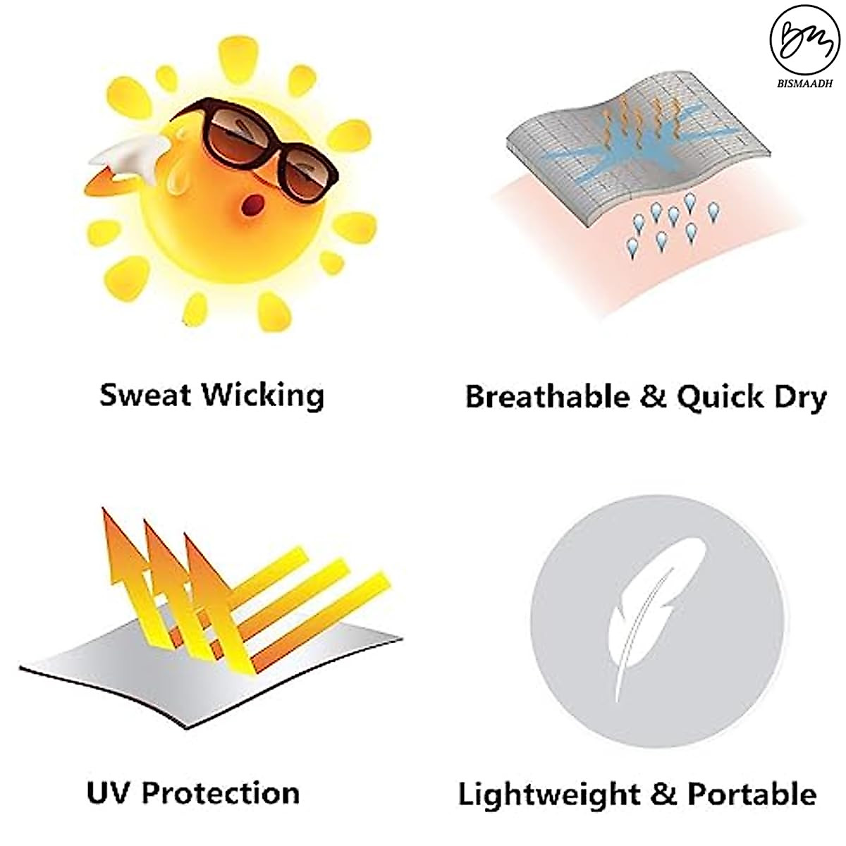 BISMAADH 4 Pack Bamboo Cotton Polka Dot Printed Patka Durag Headcover Skull Cap (Black + Blue + Red + White)