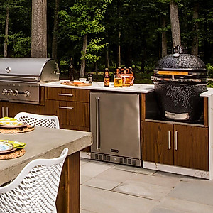 Coyote 24-Inch Outdoor Rated Compact Refrigerator, Right Hinge, 5.5 Cu. Ft., C1BIR24-R