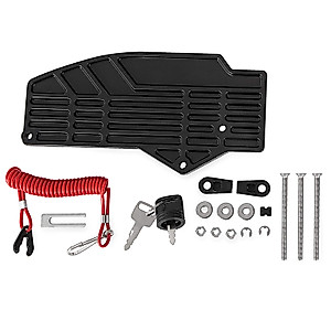 VOYOCHT Outboard Remote Control Box 703-48205-16-00 Side Mount Push to Open Outboard Motor,Boat Throttle Control with 10 Pins cable for Yamaha Outboard Engine