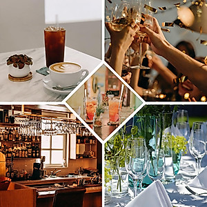 Pleafind 12-PCS Long Spoon (7.9 inch), Long Handle Iced Tea Spoons, Coffee Spoon, Ice Cream Spoon, Stainless Steel Stirring Spoon, Long Spoons for Shakes Cocktail Stirring Coffee Cold Drink