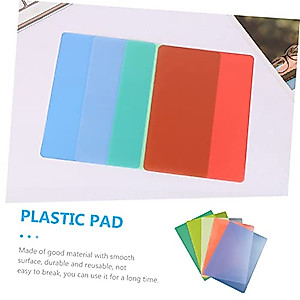 Ciieeo 20PCS a4 Writing pad Writing Desk mat Clear Writing Desk pad Plastic hardboard menu Writing pad Desk Protector Small Desk pad Writing Boards fiberboard Student pp Anti-Static