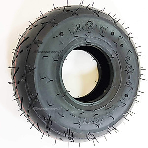 3.00x4 Fits Gas and Electric Scooters Street Tread Single Tire ScooterX [3114]