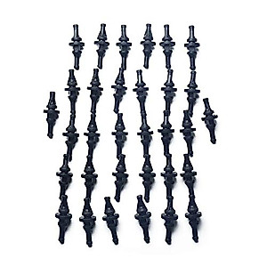 32 PCS Rubber Anti Vibration Mount Screw Pin Rivet for PC Case Fans Anti Vibration - (Size: Other/Other/Black) SCRW-104472