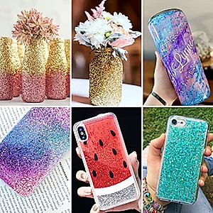 TORC Champagne Chunky Glitter 4 OZ Glitter for Resin Crafts Arts Nail Art Cosmetic Festival Makeup 1/10 (2.5 mm)