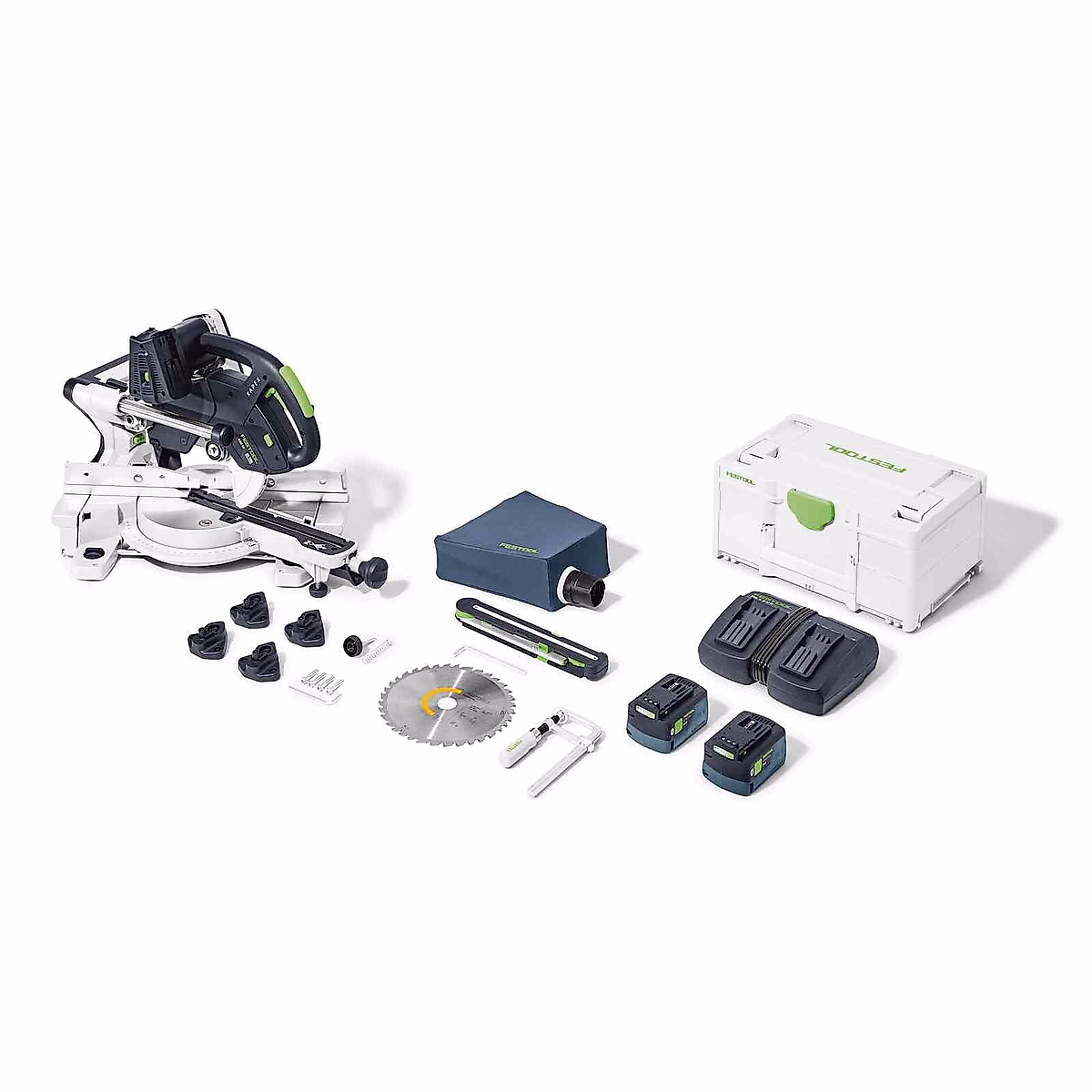 Festool 577176 Cordless Sliding Compound Miter Saw KSC 60 EB 5.0 I-Plus