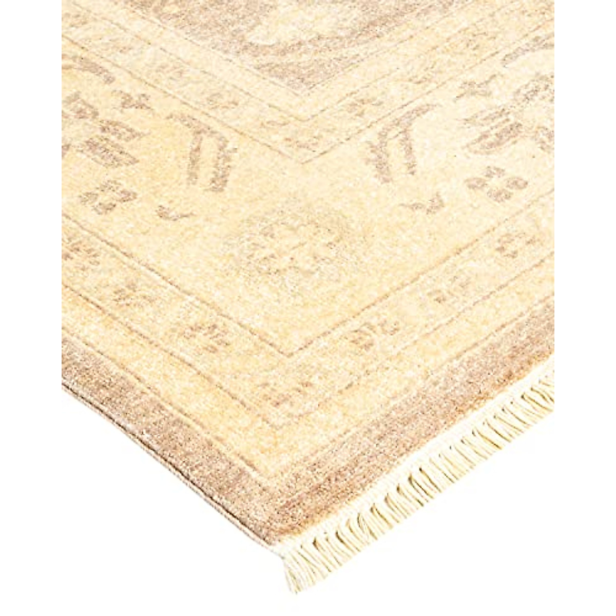 Solo Rugs One of a Kind Hand Knotted Hand Made Wool Contemporary Tribal Eclectic Gray 8 x 10 Area Rug