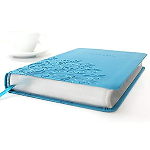 Biblia Reina Valera 1960 letra grande. Símil piel azul, tamaño manual / Spanish Holy Bible RVR 1960. Handy Size, Large Print, Blue Leathersoft