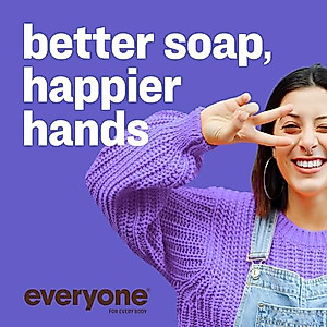 Everyone Liquid Hand Soap, 32 Ounce (Pack of 2), Lavender and Coconut, Plant-Based Cleanser with Pure Essential Oils