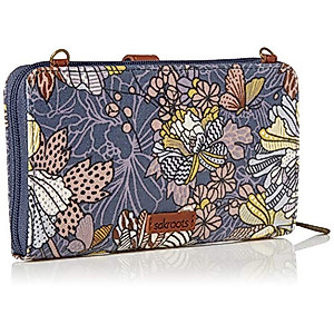 Sakroots womens Women s Large Smartphone Crossbody, Shadow Flower Power, One Size US