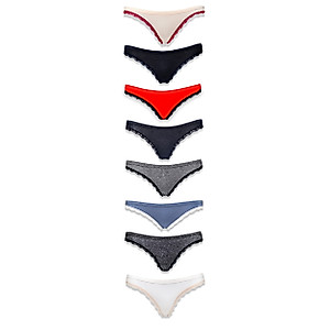 Emprella Women Underwear, 10 Pack Womens Panties Cotton Bikini Seamless Lady Panty S-XXL