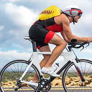 Shappy 20 Pieces Large Football Drawstring Bag Sport Football Bags Football Backpack Bulk Football Goodie Bags Favors for Kids Gift Bags Supplies for Birthday Party, 13 x 17 Inch(Softball)