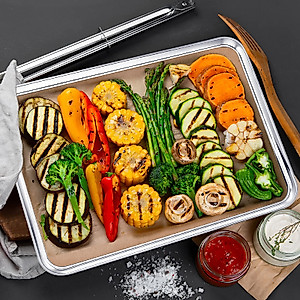 6 Pcs Baking Sheet Set Stainless Steel Cookie Sheet 18 x 13 Inch Cookie Baking Pan Bakeware Oven Tray Dishwasher Safe Baking Tray Commercial Grade Baking Sheets for Oven Baking, Silver