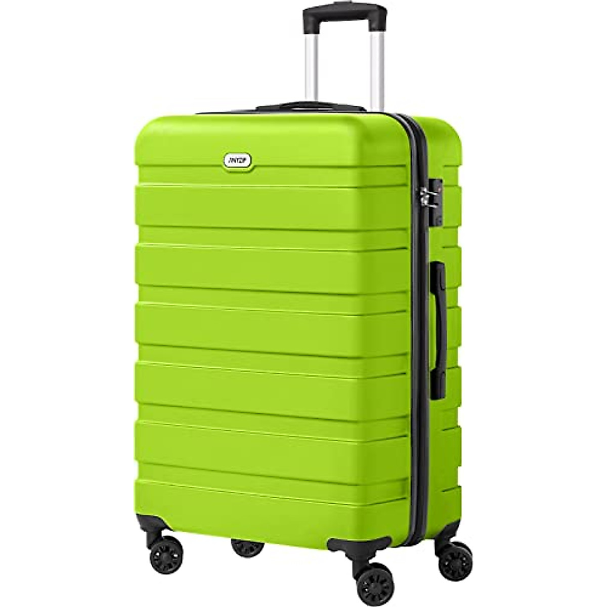 AnyZip Luggage PC ABS Hardside Lightweight Suitcase with 4 Universal Wheels TSA Lock Checked-Large 28 Inch Apple Green