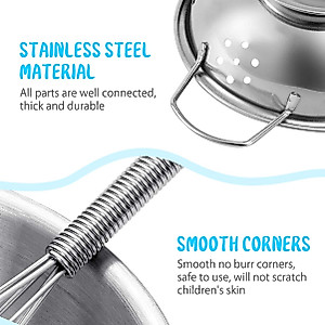 NUOBESTY 16pcs Play Kitchen Accessories Play Pots and Pans Toys for Kids Kitchen Cooking Utensils Kitchen playset Household Pot Set Toddler