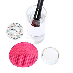 Anne's Giverny Makeup Brush Solid Cleaner Soap Sponge Blender Cleanser Blending Cleaning Balm Cleaner for Make up Brushes