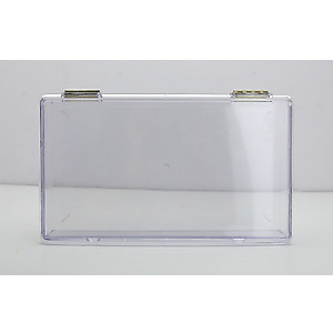 Clear Hinged Plastic Box 10 3/8" L x 6" W x 2" H - 1 Piece Per Pack