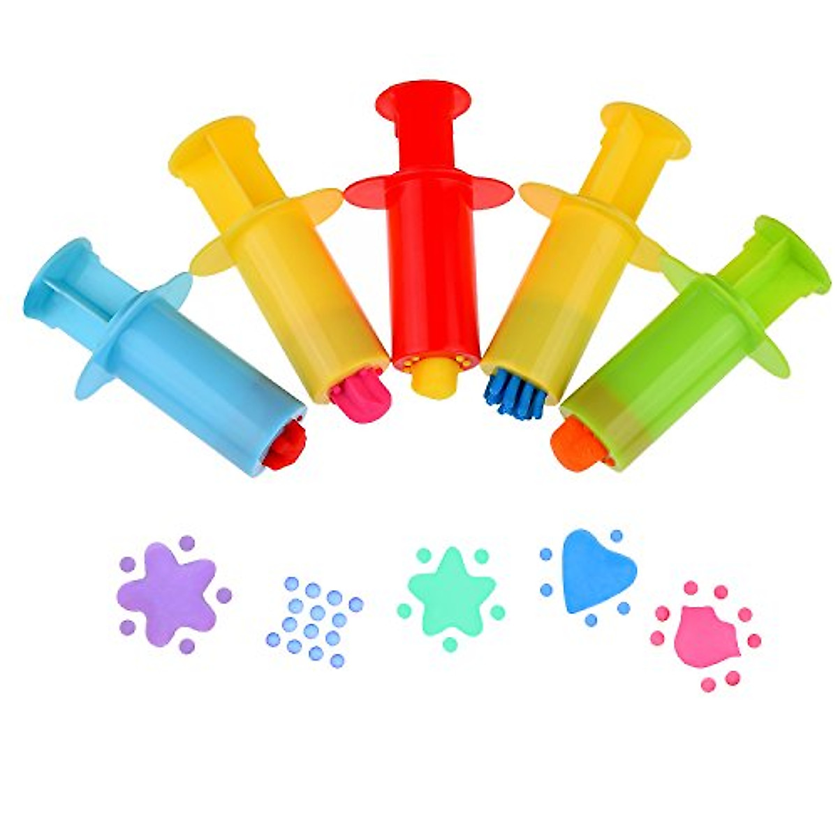 Kare & Kind Set of 10 pcs Smart Dough Tools Kit with Extruder Machine (10 Extruder Tools)