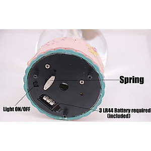 Singeek Swan Lake Music Box Ballerina Color Changing Lights Handpainted Dancing Ballerina Snow Globe Ballet Recital Gifts for Girls, Daughter, Granddaughter