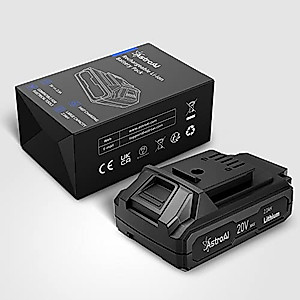 AstroAI 20V MAX Rechargeable Li-ion Battery for ACJY3PYE / ACJY3PBU / ACJY21LIDC / ACJY21LIDCBU with Real-time Capacity Indicator USB Output Only Compatible with AstroAI Product