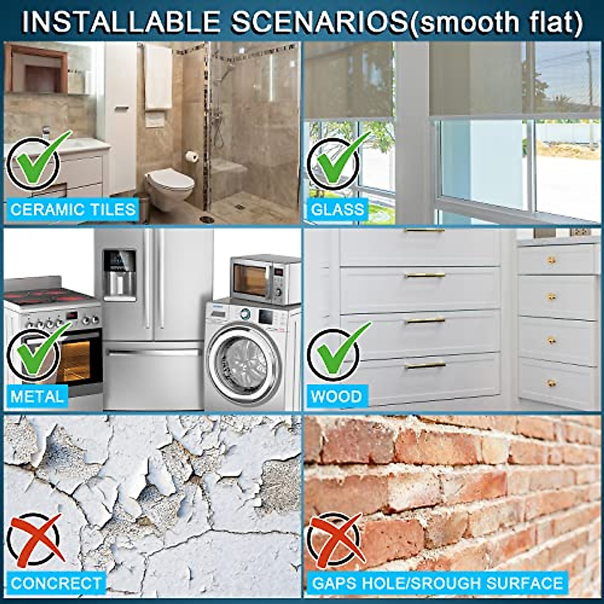 Mudder Suction Cup Hooks Wall Hooks, Home Kitchen Bathroom Wall Window Towel Robe Hangers, Utility Hooks Hangers, Home Hanging Organizer Supplies, Use on Smooth Surface (80 Pieces, 45 mm)