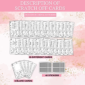 Bachelorette Dare Card Party Games, Cartoon Graffiti Bridal Shower Scratch Off Game Dare Card, Girls Night Out Activity, Wedding Party/ Engagement Party/ Bride Shower Decorations– 40 Cards(A01)