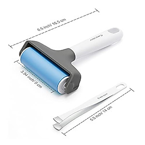 RANCOVY Brayer Roller & Mat Remover Tool Tweezers Set for Cricut/Silhouette/Brother and T-Shirts Heat Transfer Projects Printmaking