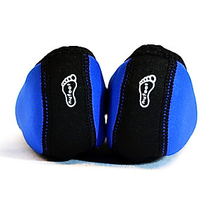 NuFoot Sparkle Ballet Flats Women's Shoes Best Foldable & Flexible Flats Slipper Socks Travel Slippers & Exercise Shoes Dance Shoes Yoga Socks House Shoes Indoor Slippers Royal Blue X-Large