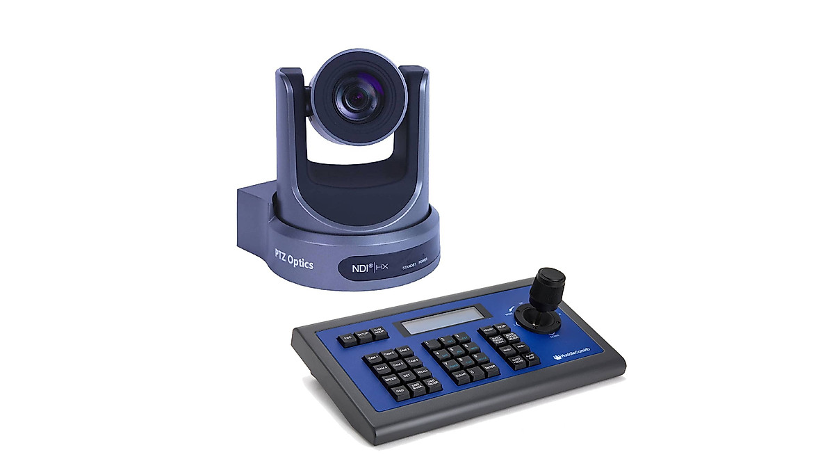 PTZOptics 30X-NDI Camera with Joy Stick Control