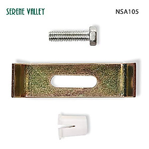 Serene Valley Undermount Sink Clips, Sink Brackets and Supports, Undermount Kitchen Sink Clips NSA105 - Heavy-Duty 10pcs Kit