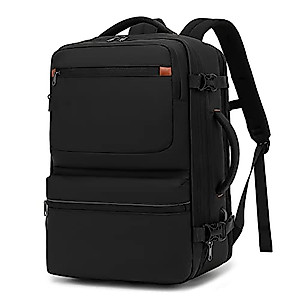 XJ-HOME 2023 NEW 17 inch Travel Laptop Backpack,40L Flight Approved Carry On Backpack,Expandable Water Resistant With USB Computer Backpack For Men Women