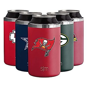 Simple Modern Officially Licensed NFL Tampa Bay Buccaneers Gifts for Men, Women, Dads, Fathers Day | Insulated Ranger Can Cooler for Standard 12oz Cans - Beer, Seltzer, and Soda