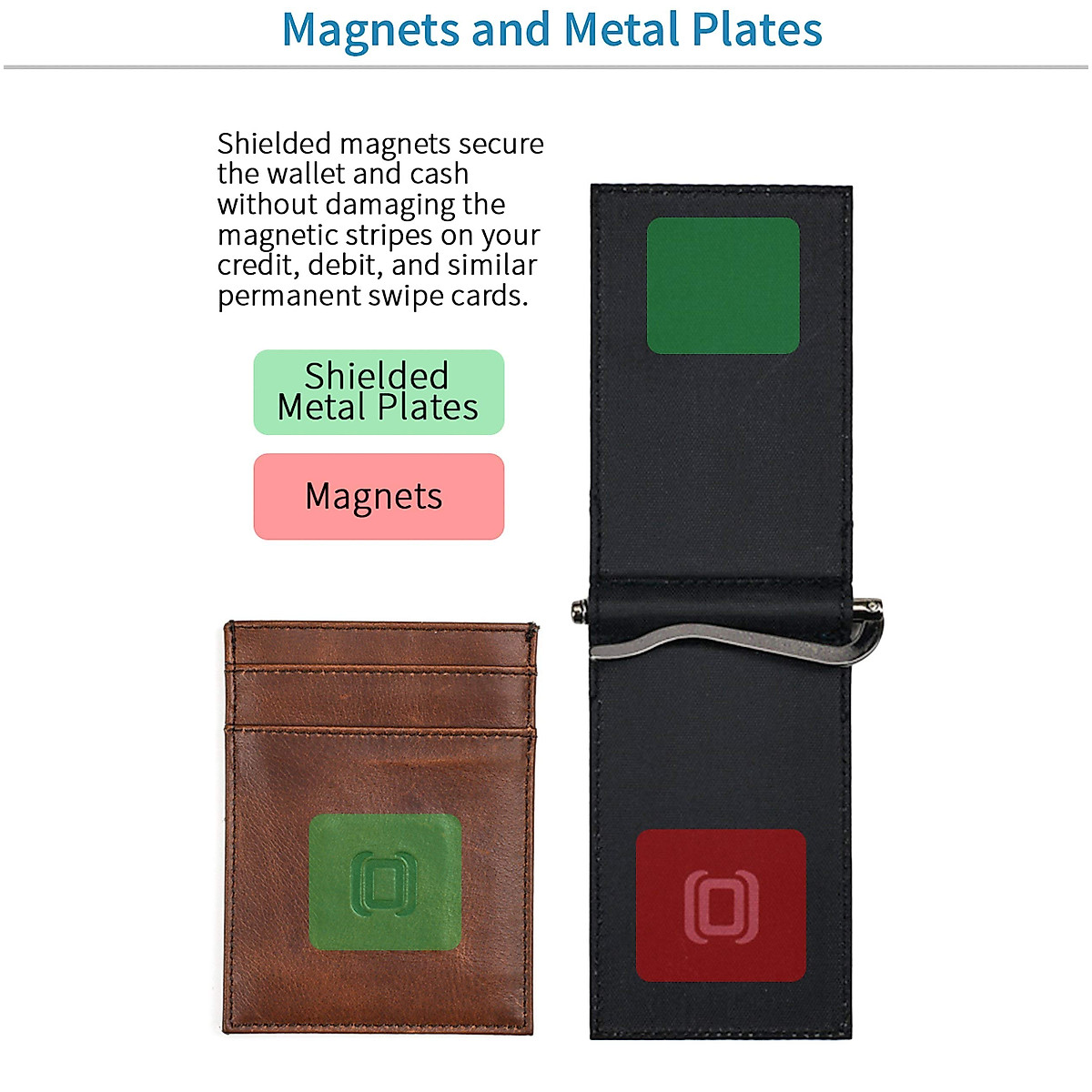 Dockem The Rȳd with Cash Corral Minimalist Modular Wallet, Genuine Leather