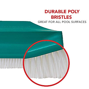 SweepEase 654367706299-100% POLY-18 Stingray Pool Brush, 18-Inch, Green