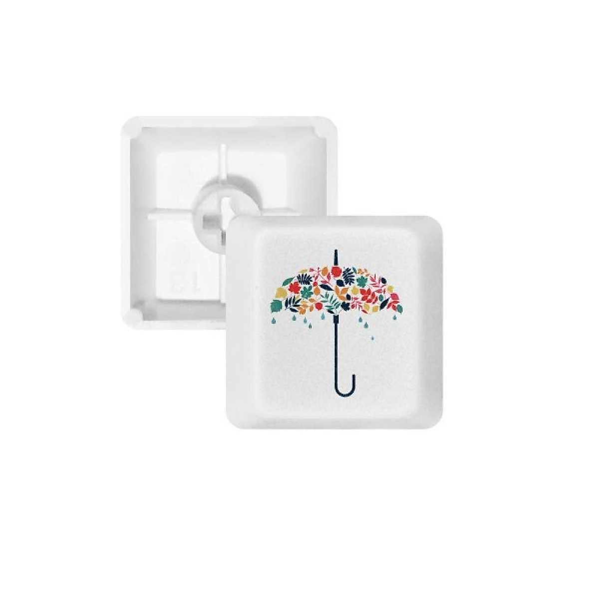 Leaves Umbrella Drip Rain Weather Keycap Mechanical Keyboard PBT Gaming Upgrade Kit