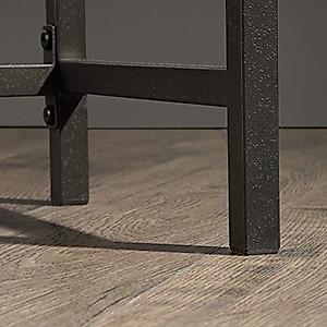 Sauder North Avenue Sofa Table, Smoked Oak finish